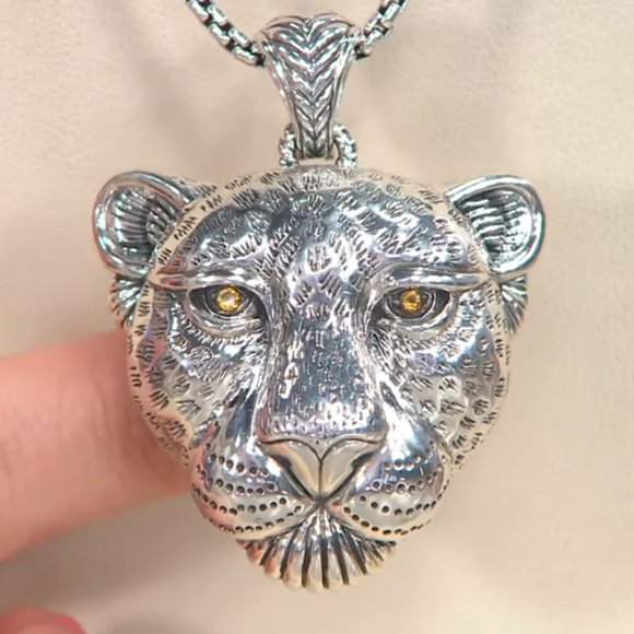 John Hardy | Jewelry | John Hardy Jai Large Leopard Leo Puma Pendant ...